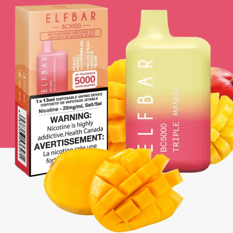 Elf Bar 5000 Triple Mango 20mg/ml disposable vape - Elf Bar Dubai