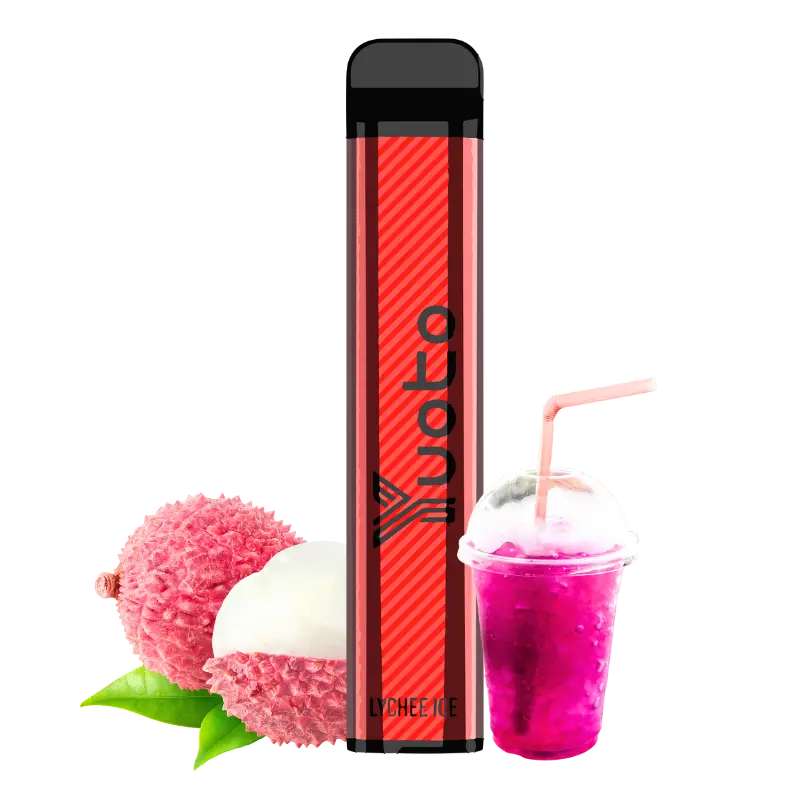 Yuoto 2500 Puffs Lychee Ice – Disposable Vape In Dubai