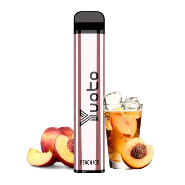 Yuoto 2500 Puffs Peach Ice – Disposable Vape In Dubai