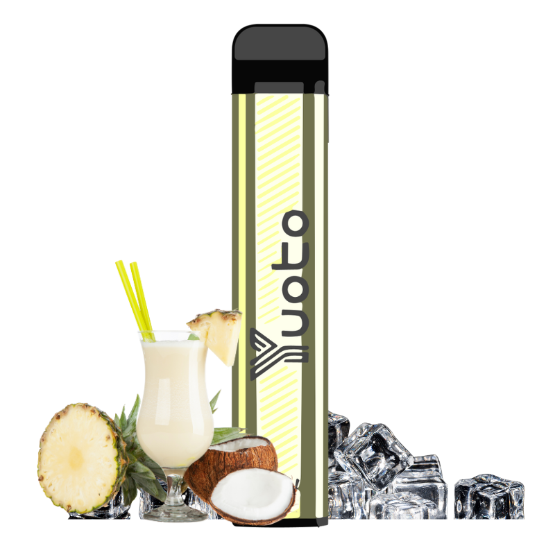Yuoto 2500 Puffs Pina Colada Ice - Disposable Vape in Dubai - Elf Bar Dubai