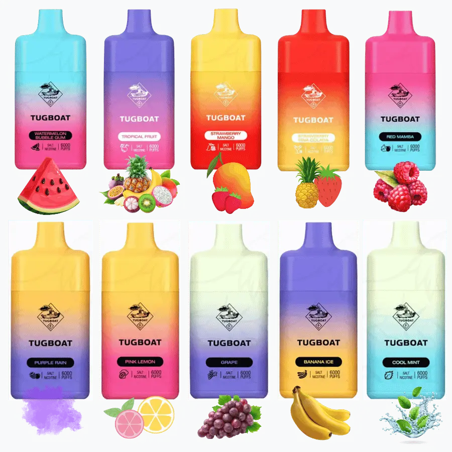Tugboat Box Tropical Fruit 6000 Puffs-Disposable Vape in Dubai