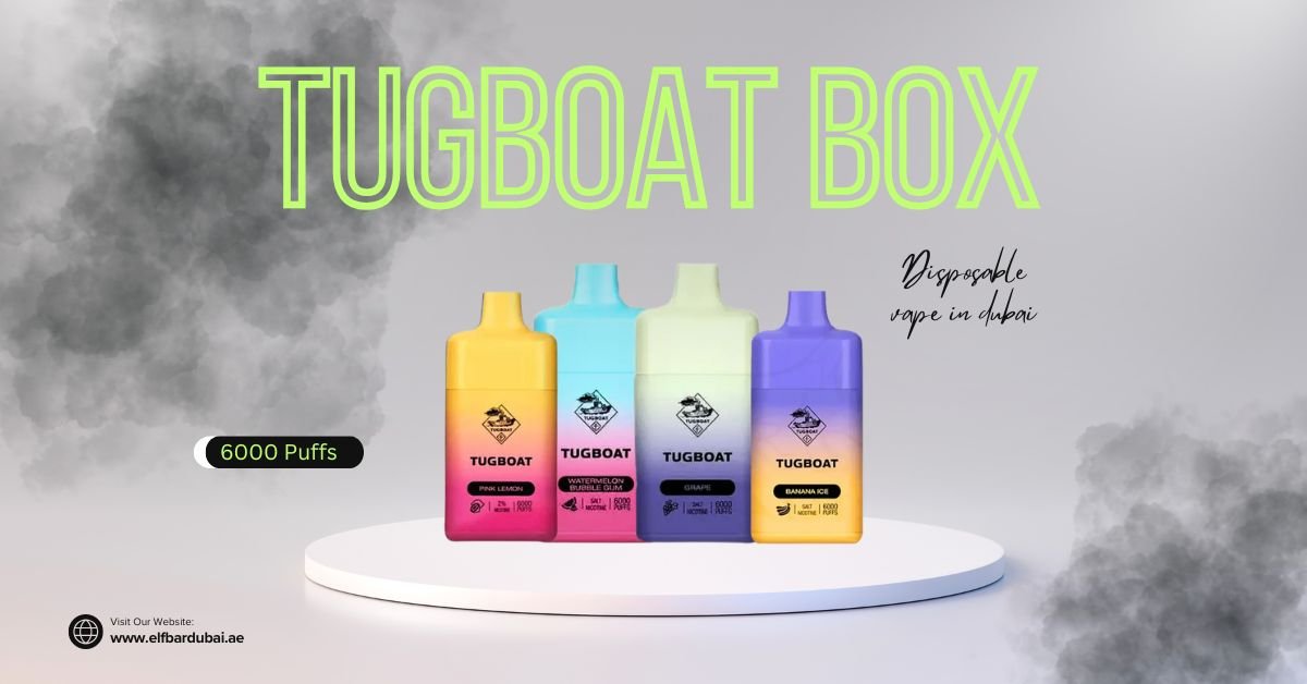 Tugboat Box 6000 Puffs | Perfect for Long-Lasting Vaping in Dubai - Elf ...